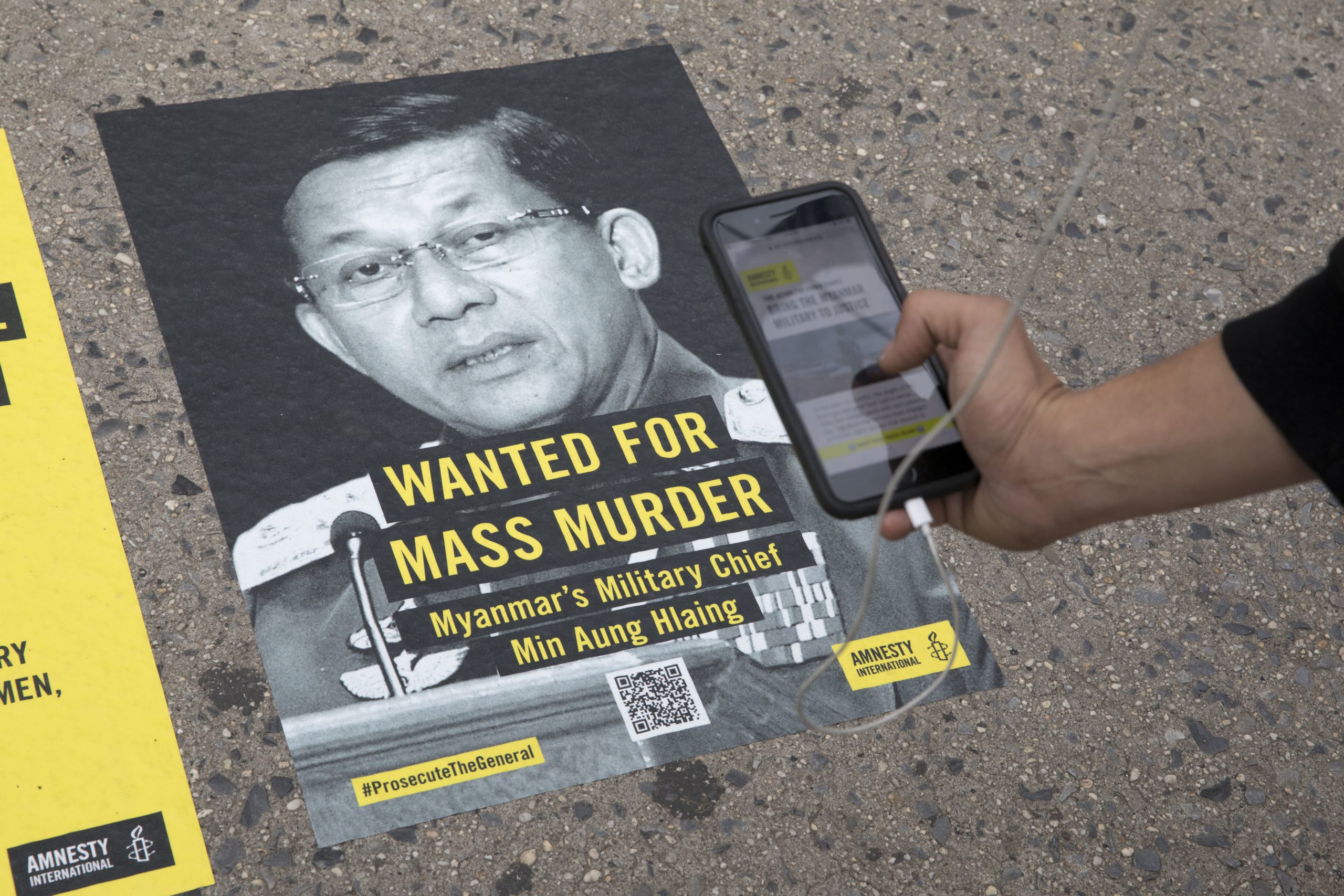 UN: ‘Wanted for mass murder’ posters target Myanmar’s top general ...