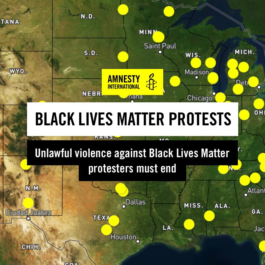 Black Lives Matter protests: Mapping police violence across the USA