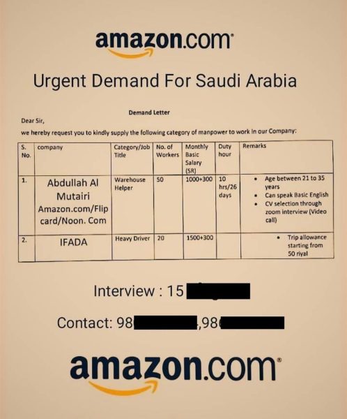 Migrants workers who toiled in Amazon warehouses were deceived and ...